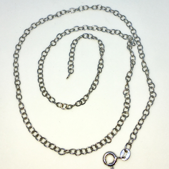 3 Royal Dazzy | Jewelry | Silver 8 Inch Smooth Round Rolo Chain ...